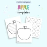 Free Printable Apple Templates - The Artisan Life