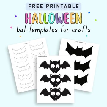 10+ Free Printable Bat Outline Templates - The Artisan Life