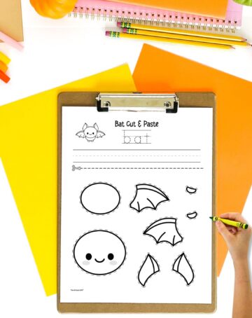 Free Printable Bat Craft Template Printable - The Artisan Life