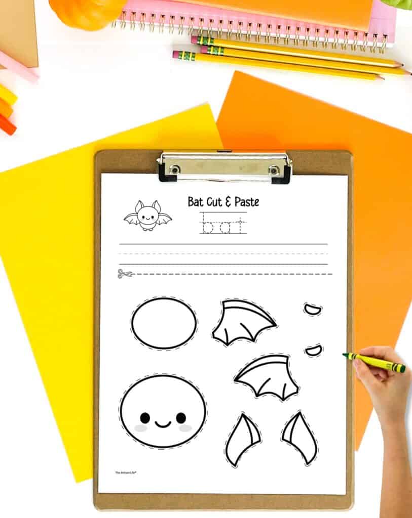 Free Printable Bat Craft Template Printable - The Artisan Life