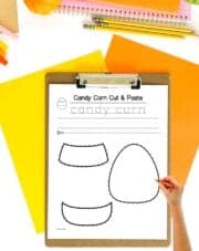 Candy Corn Craft Printable - The Artisan Life