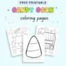 Free Printable Candy Corn Coloring Pages - The Artisan Life