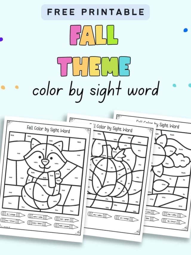 Color by Code Free Printables Archives - The Artisan Life