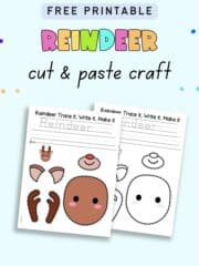 Free Printable Santa Cut and Paste Craft - The Artisan Life