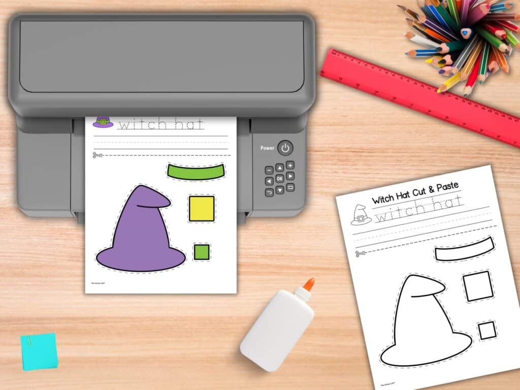 Free Witch Hat Craft Printable - The Artisan Life