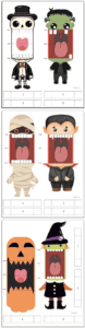 Free Printable Halloween Finger Puppets - The Artisan Life