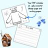 Free Printable Design an Ugly Sweater Activity - The Artisan Life