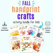 Free Printable Fall Fox Handprint Craft - The Artisan Life