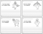 Free Printable Turkey in Disguise Coloring Creative Writing Worksheets ...