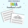 Free Printable Fall Headband Craft for Kids - The Artisan Life