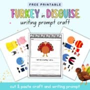 Free Printable Turkey in Disguise Activity - The Artisan Life