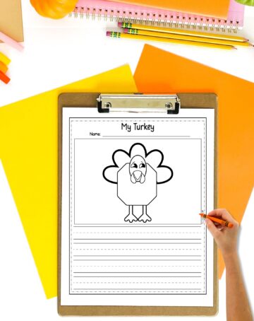 Roll a Turkey Free Printable - The Artisan Life