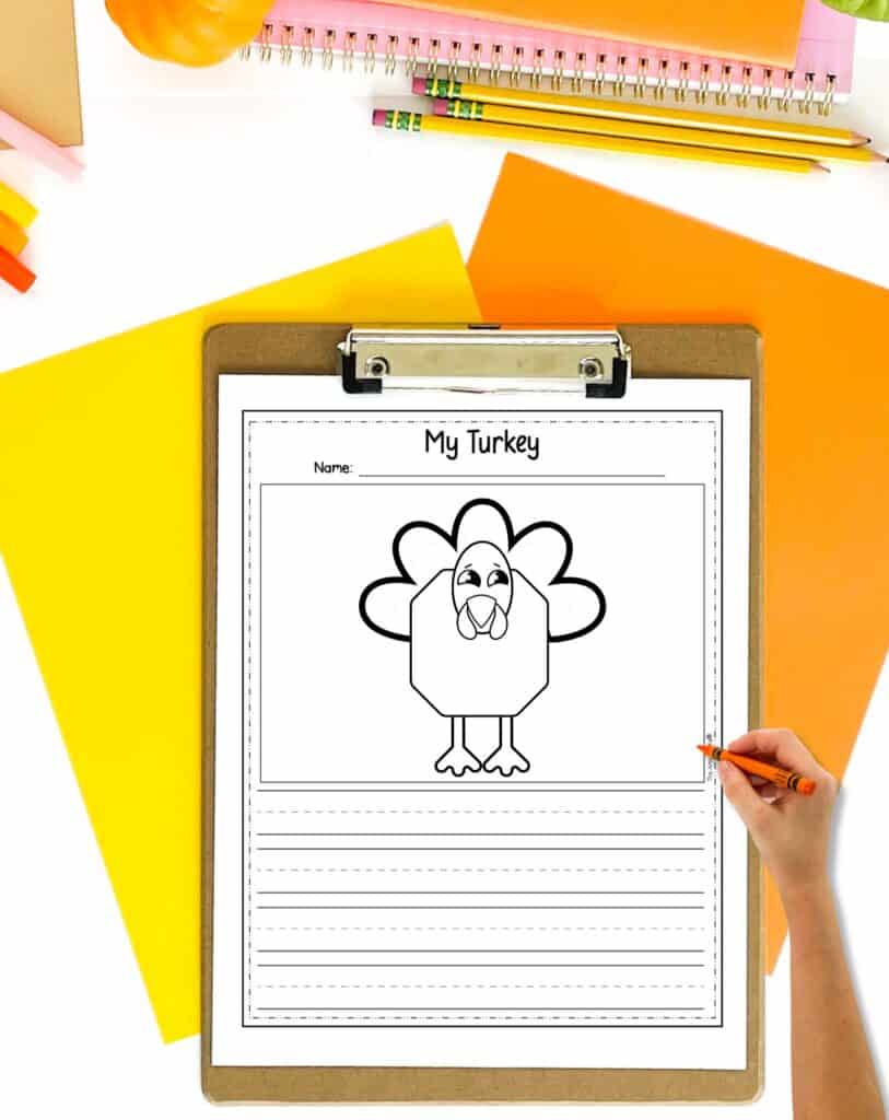 Roll a Turkey Free Printable - The Artisan Life