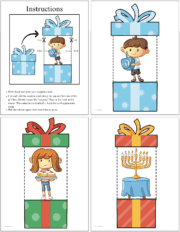 Free Printable Hanukkah Cards - The Artisan Life