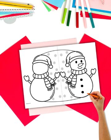 Free Printable Christmas Cards for Kids - The Artisan Life