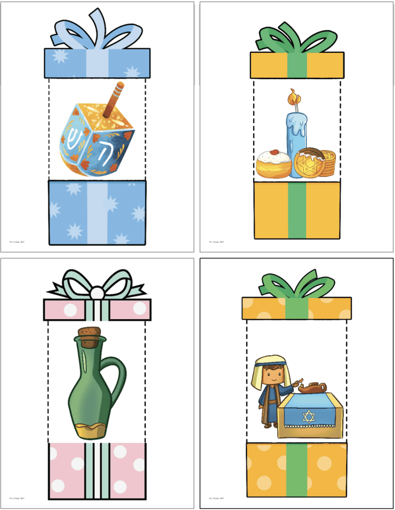 Free Printable Hanukkah Cards - The Artisan Life