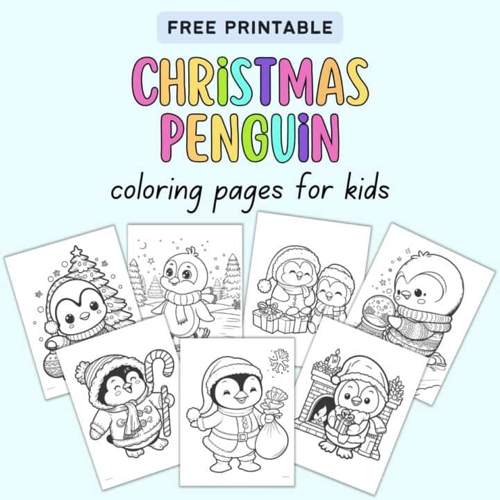 11+ Free Printable Christmas Penguin Coloring Pages for Kids - The ...