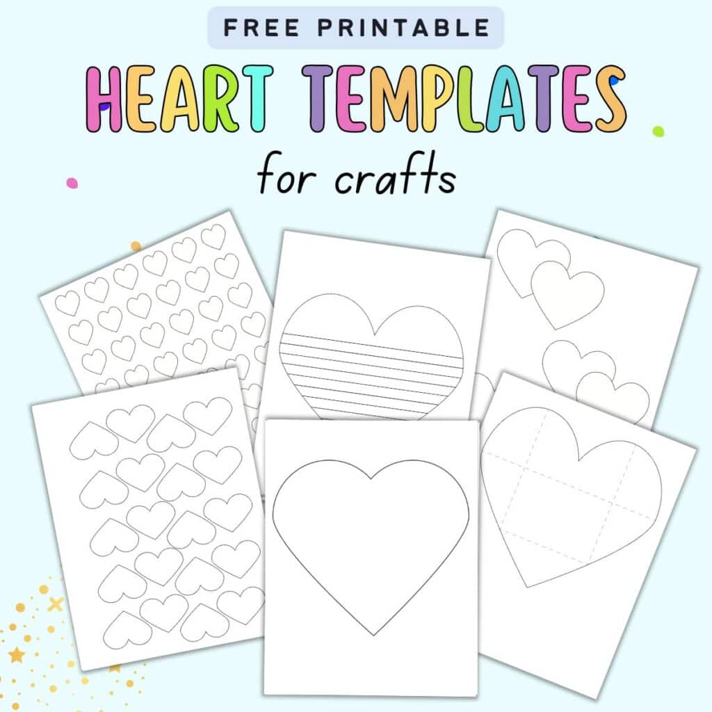 15+ Heart Template Printables - Free Heart Stencils and Patterns - The ...