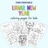 Free Printable Lunar New Year Coloring Pages - The Artisan Life