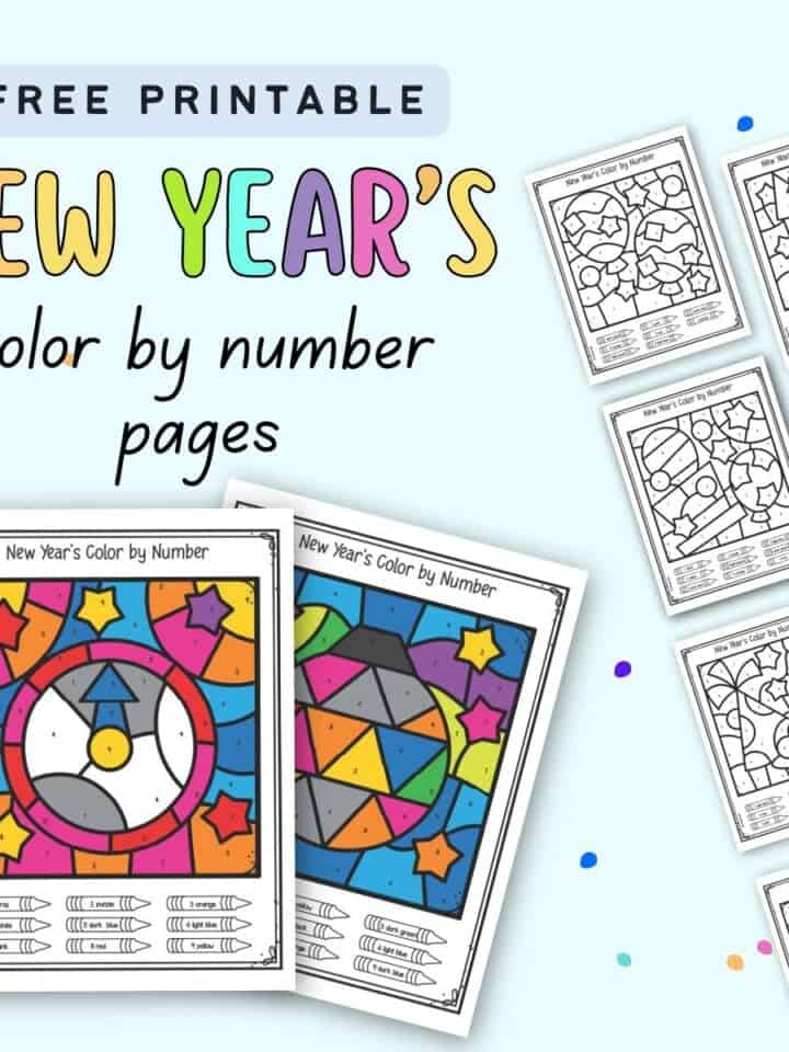 Color by Code Free Printables Archives - The Artisan Life