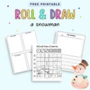 Roll a Snowman Free Printable - The Artisan Life