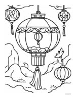Free Printable Lunar New Year Coloring Pages - The Artisan Life