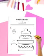 Layer Cake Cut and Paste Craft - The Artisan Life