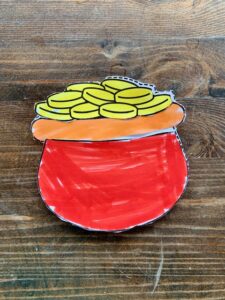 Free Printable Pot of Gold Cut and Paste Craft - The Artisan Life