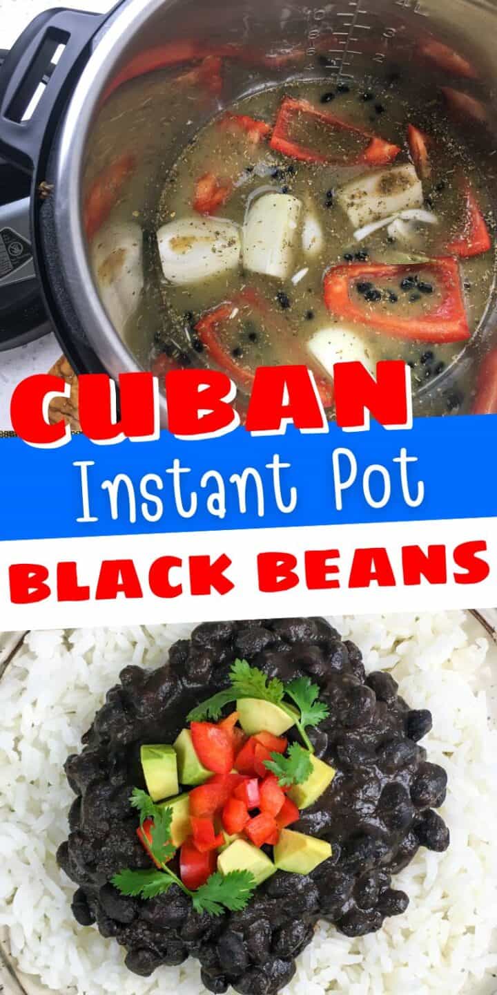 Instant Pot Cuban Style Black Beans - The Artisan Life