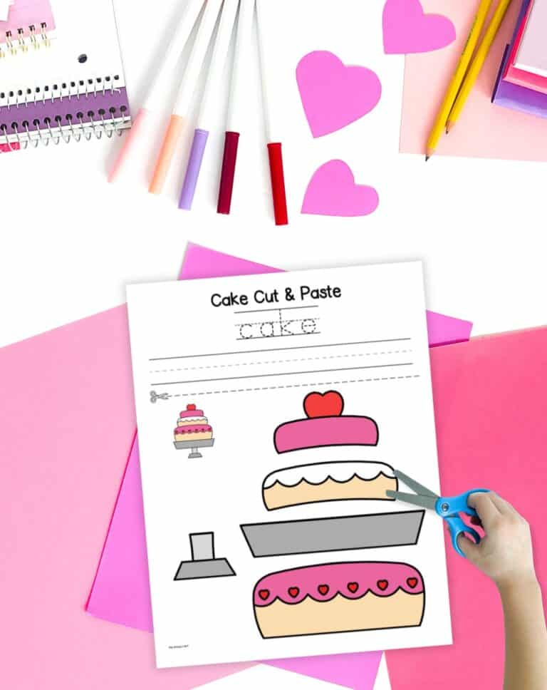 Layer Cake Cut and Paste Craft - The Artisan Life