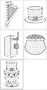 Free Printable St Patrick's Day Dot Marker Pages - The Artisan Life