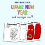 Free Printable Red Envelope Craft - The Artisan Life