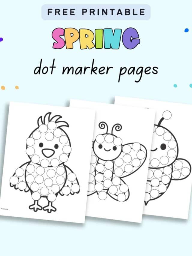 Summer Do a Dot Marker Free Printables - The Artisan Life