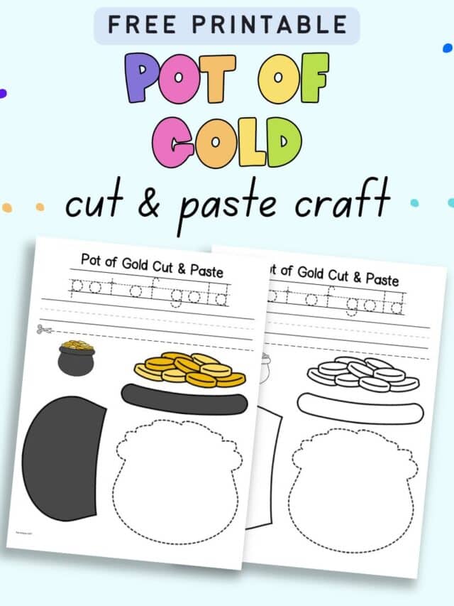 7 Free Printable Pot of Gold Templates (for St. Patrick's Day Crafts ...