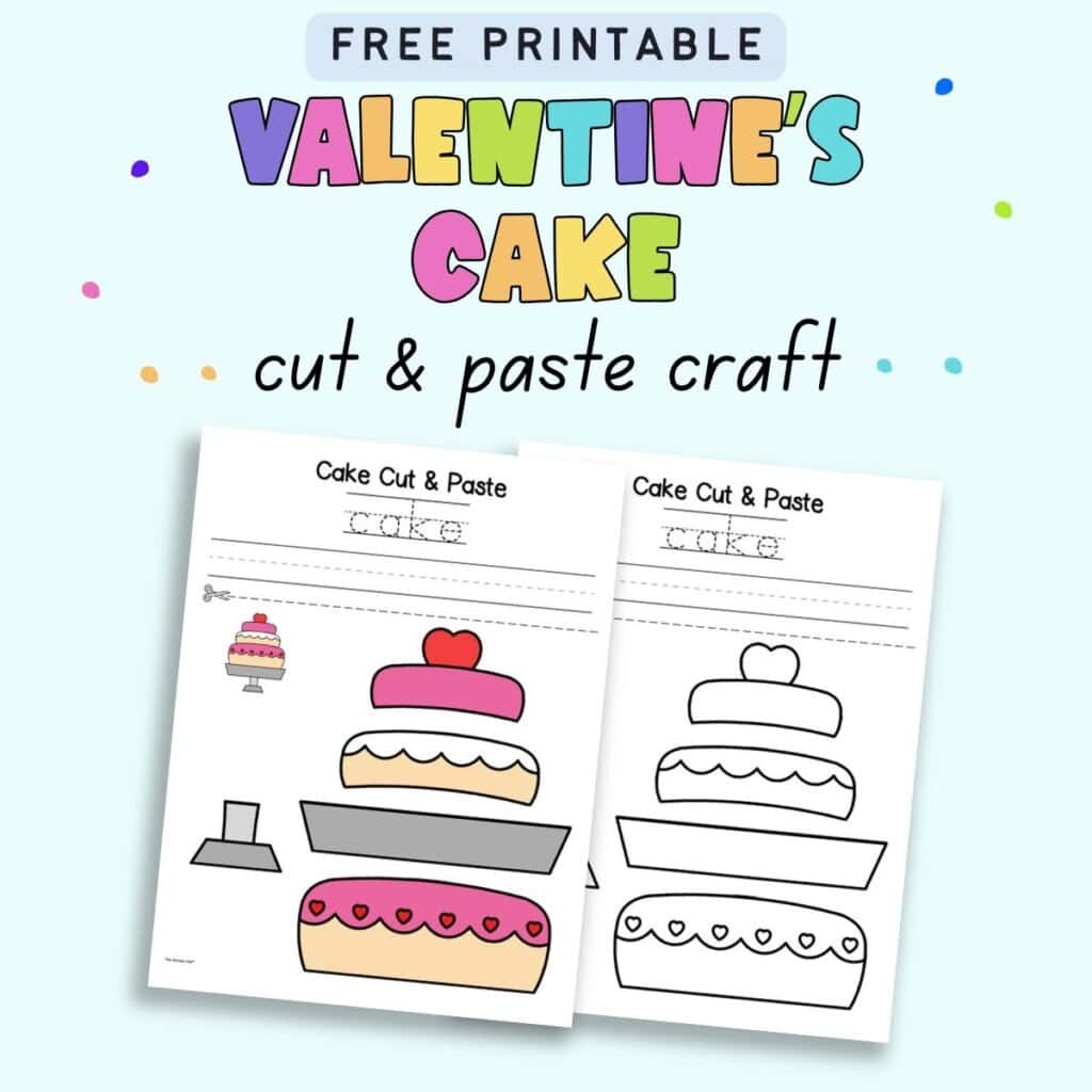 Layer Cake Cut and Paste Craft - The Artisan Life