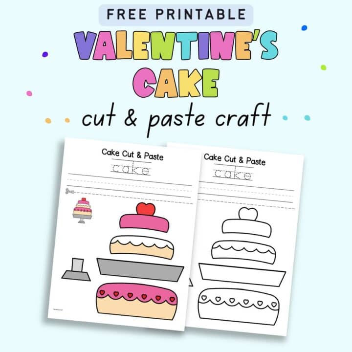 Layer Cake Cut and Paste Craft - The Artisan Life