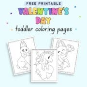 Free Printable Valentine's Day Coloring Pages for Toddlers - The ...