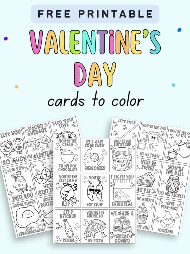Free Printable Valentine's Day Color Matching Activity - The Artisan Life