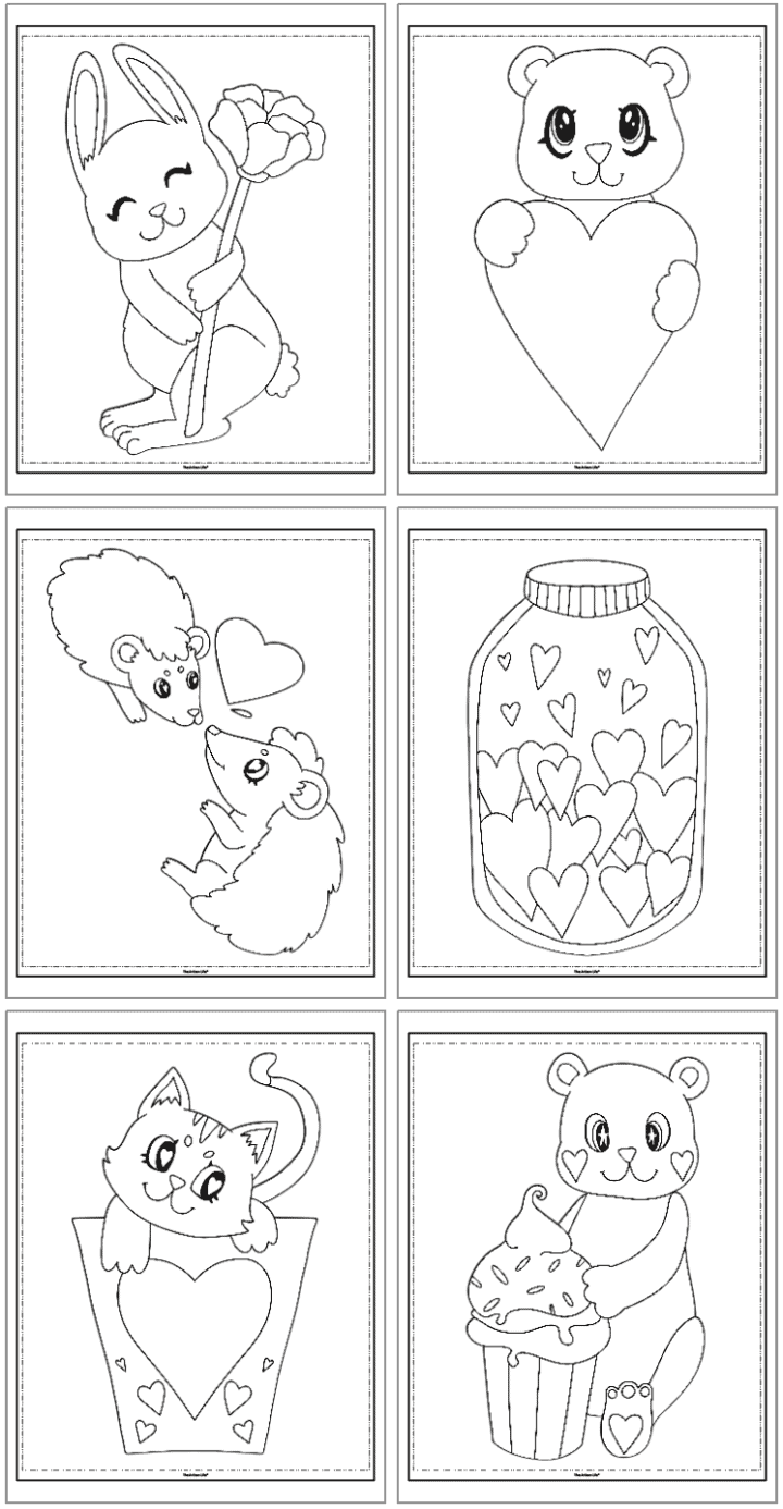 Free Printable Valentine's Day Coloring Pages for Toddlers - The ...
