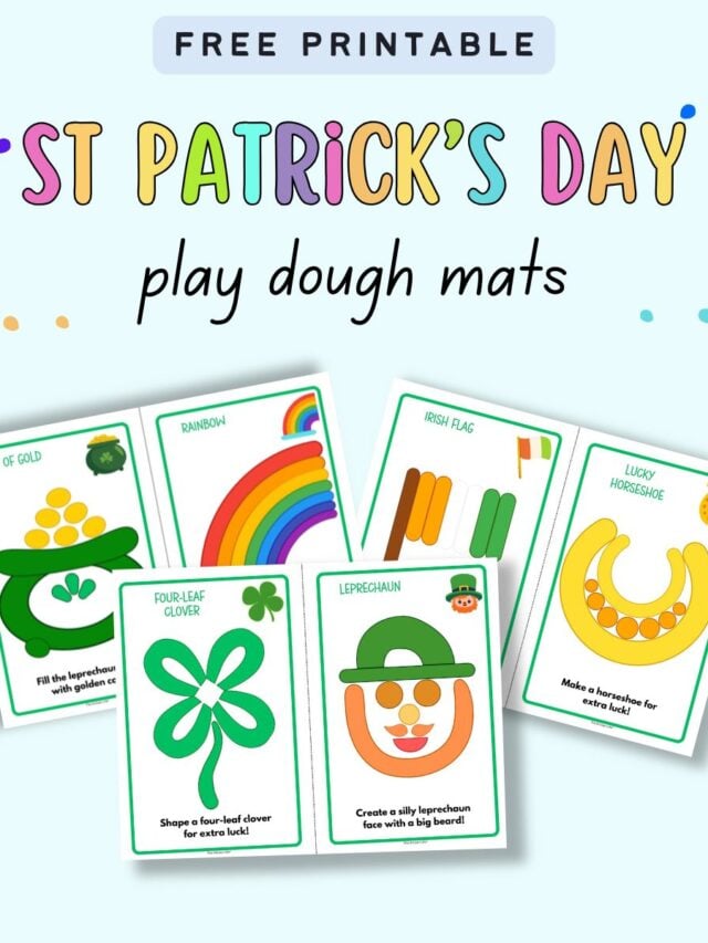 Free Printable St Patrick's Day Shape Tracing Worksheets - The Artisan Life