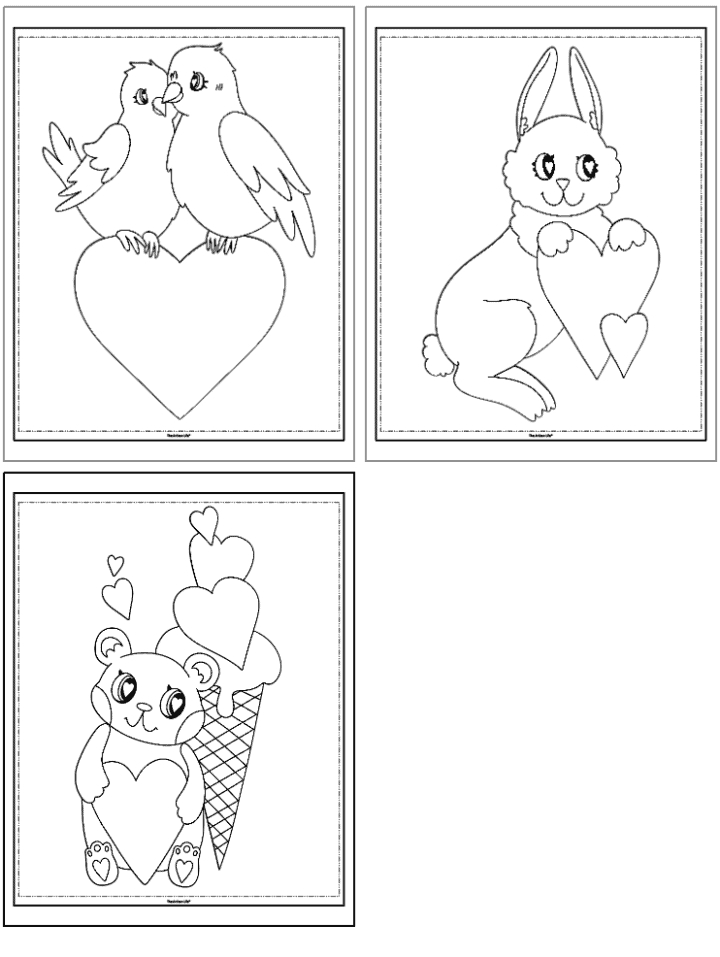 Free Printable Valentine's Day Coloring Pages for Toddlers - The ...