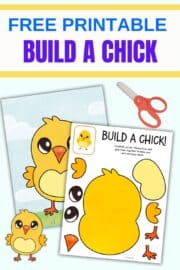 Free Printable Build a Chick Craft - The Artisan Life