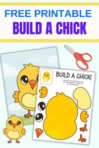 Free Printable Build a Chick Craft - The Artisan Life