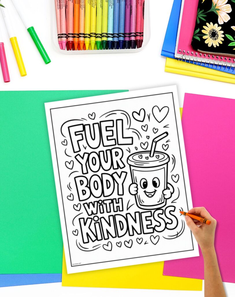 Free Printable Positive Coloring Pages - The Artisan Life