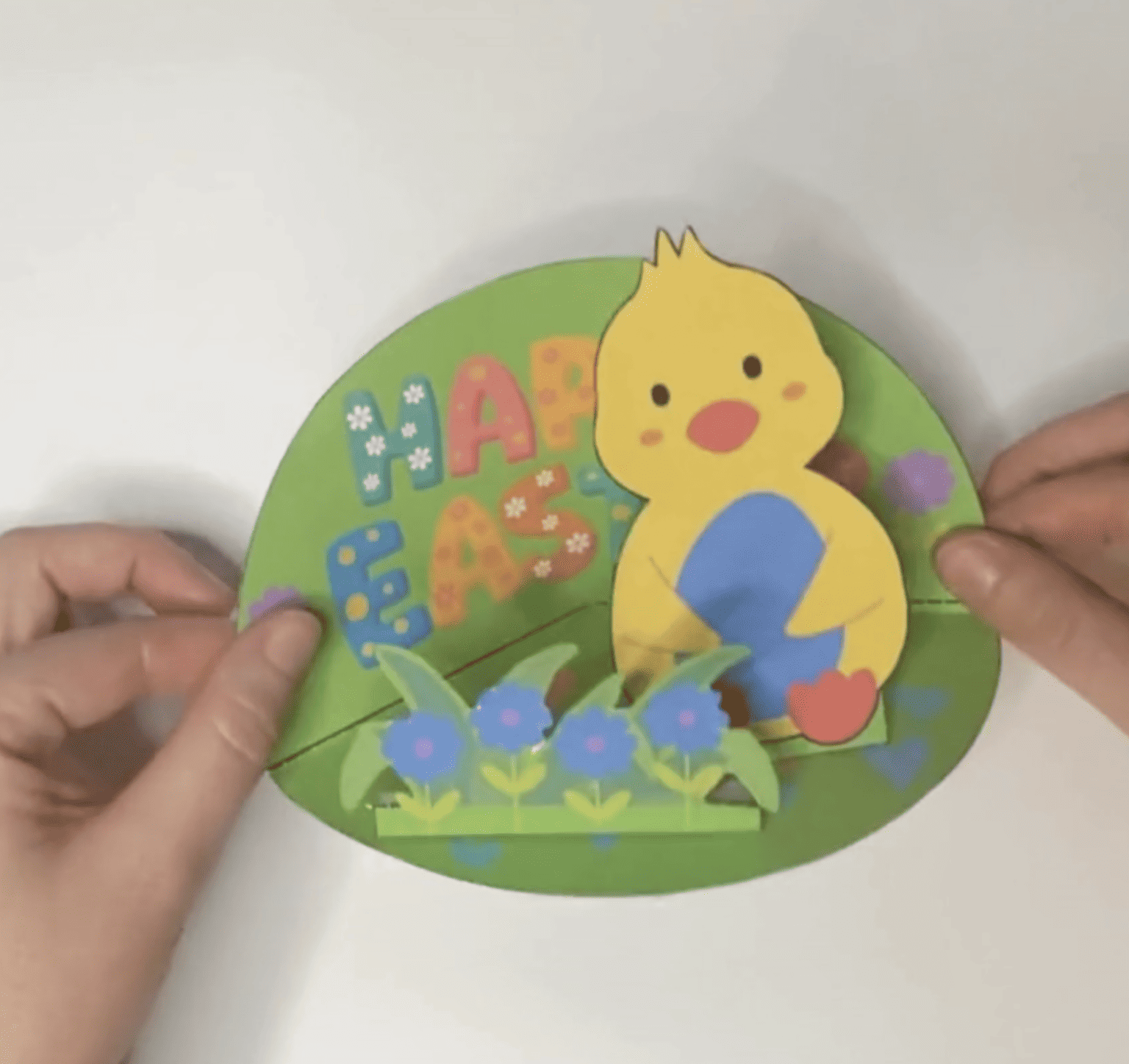 Free Printable 3D Easter Card Craft - The Artisan Life
