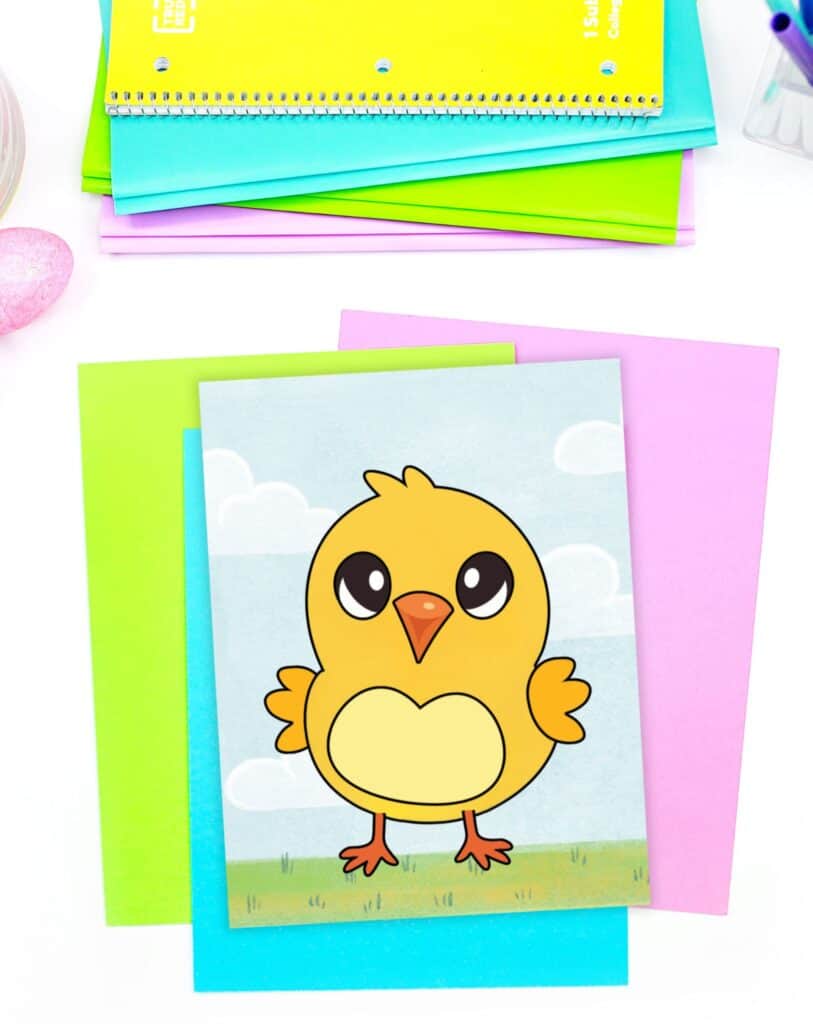 Free Printable Build a Chick Craft - The Artisan Life