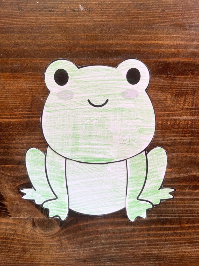 Build a Frog Cut & Paste Activity - The Artisan Life