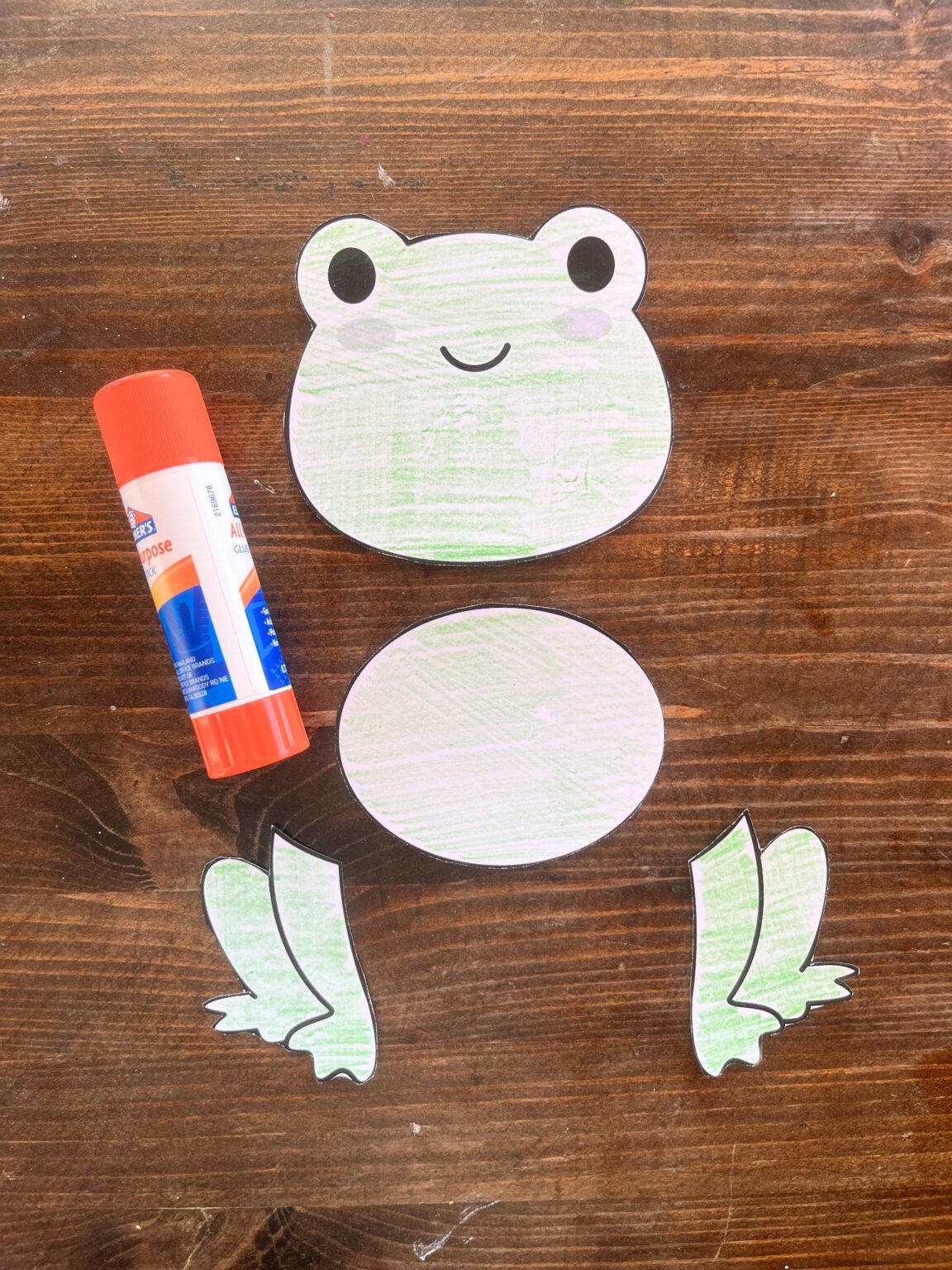 Build a Frog Cut & Paste Activity - The Artisan Life