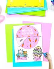 Free Printable 3D Easter Card Craft - The Artisan Life