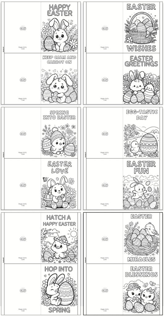 Easter Card Free Printables - The Artisan Life